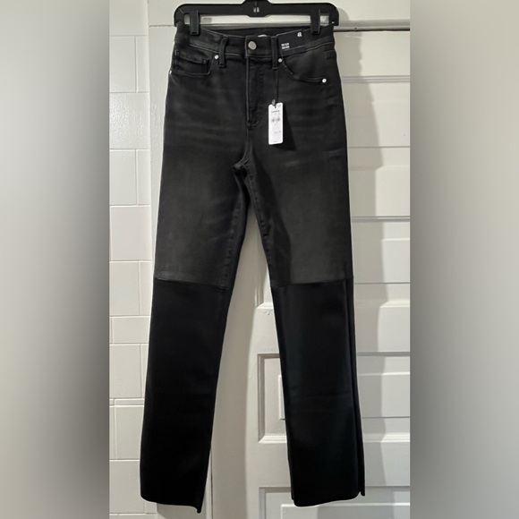 Express | Jeans | Nwt Express 9s Slim High Rise Women Jeansblack Bottom ...